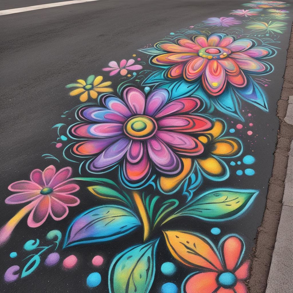 Chalk Art - AI Generated Artwork - NightCafe Creator
