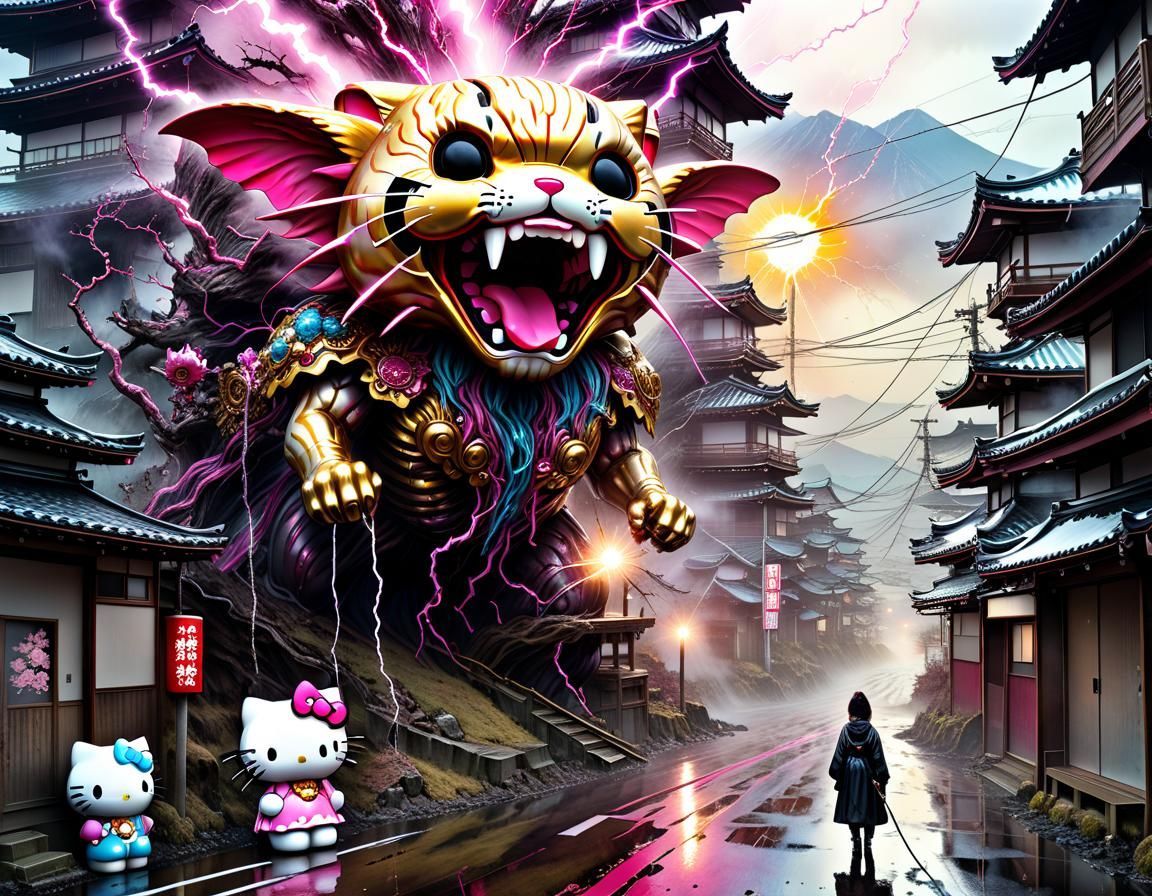 Hello Kitty - AI Generated Artwork - NightCafe Creator