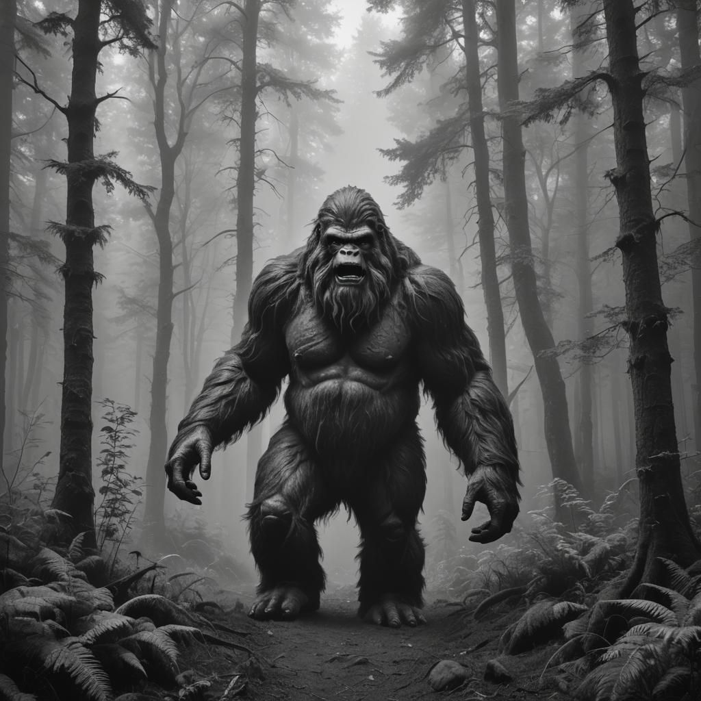 Bigfoot - AI Generated Artwork - NightCafe Creator