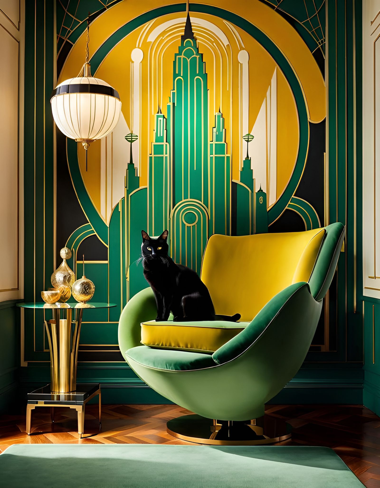 Vintage Art Deco - AI Generated Artwork - NightCafe Creator