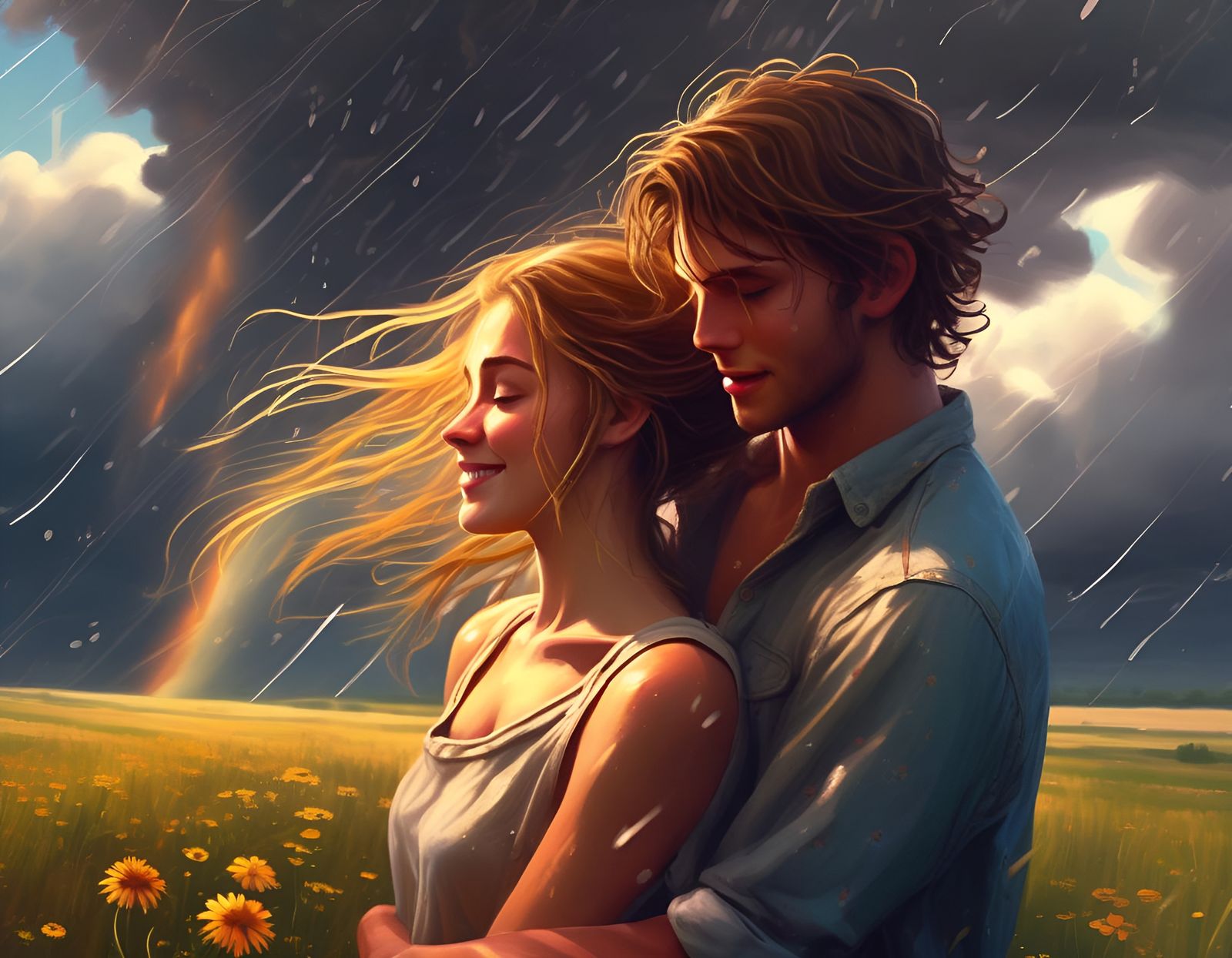 The Feeling of Falling In Love - AI Generated Artwork - NightCafe Creator