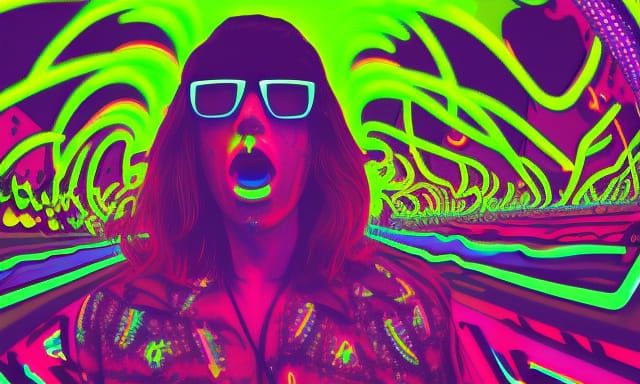 Psychedelic - AI Generated Artwork - NightCafe Creator