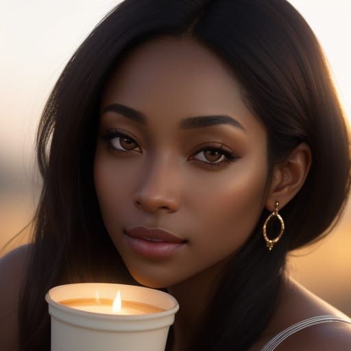 Skin Tone Series: Sable #20 - Glowing Brown Skin in Cinemat...