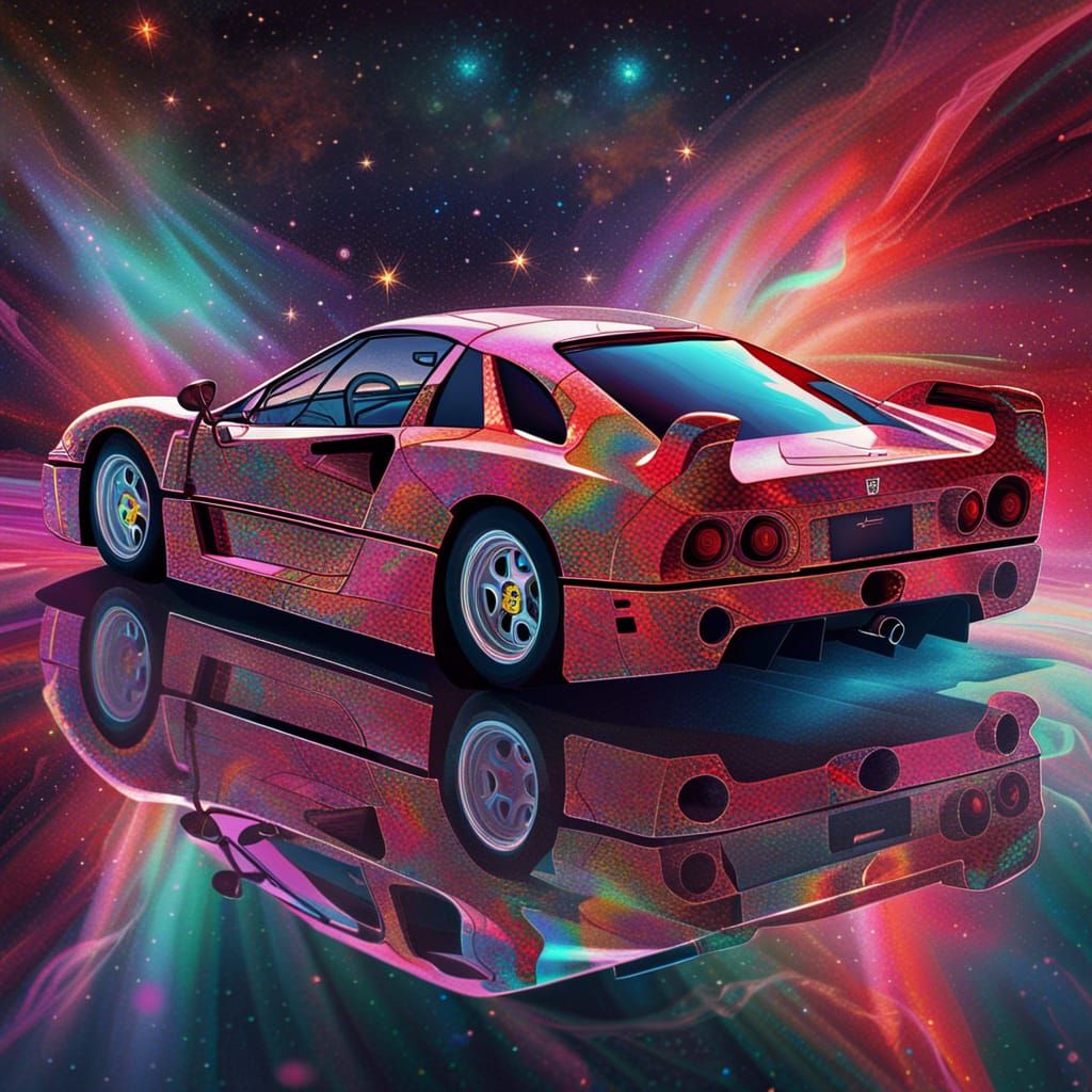 Ferrari F40 - AI Generated Artwork - NightCafe Creator