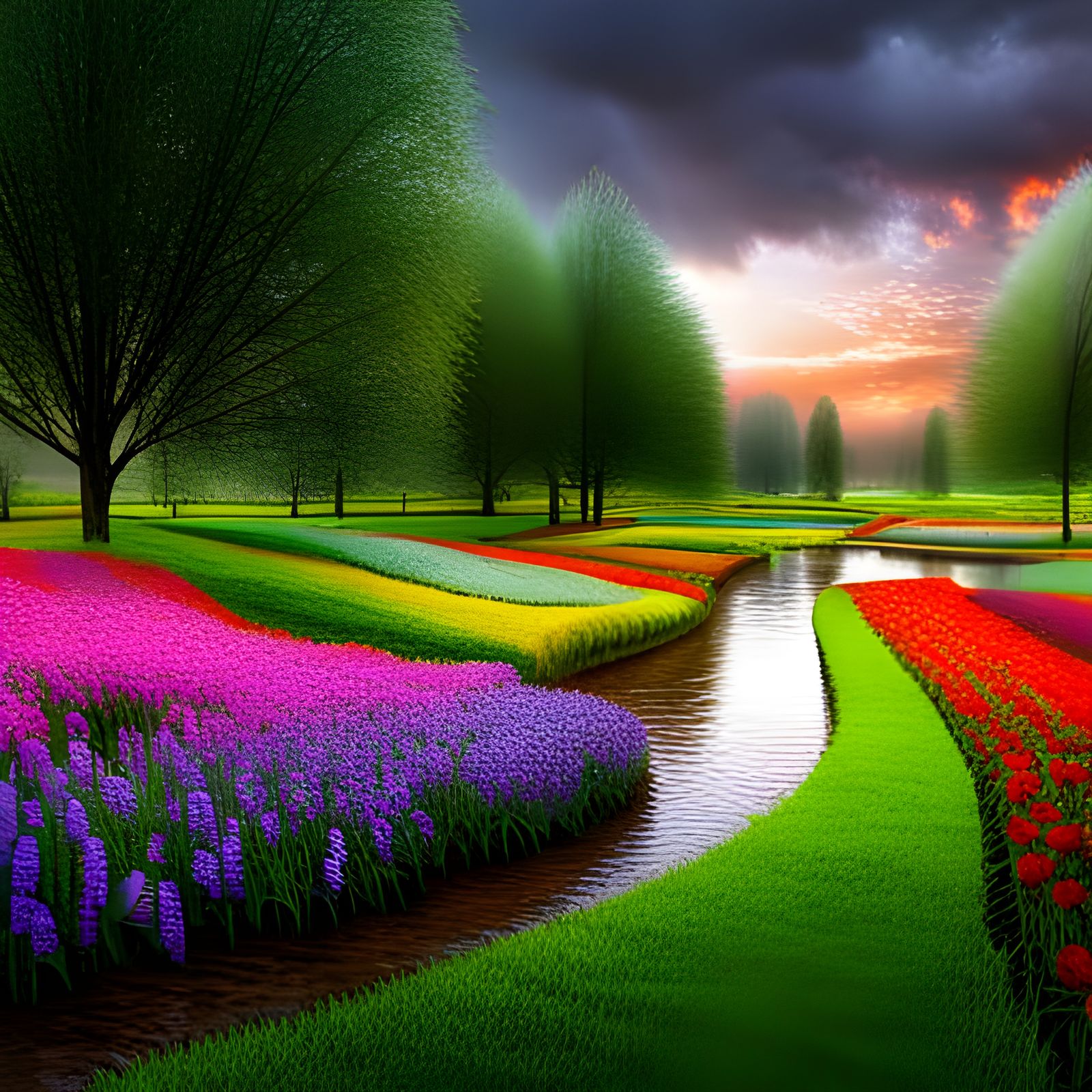 April Showers - AI Generated Artwork - NightCafe Creator