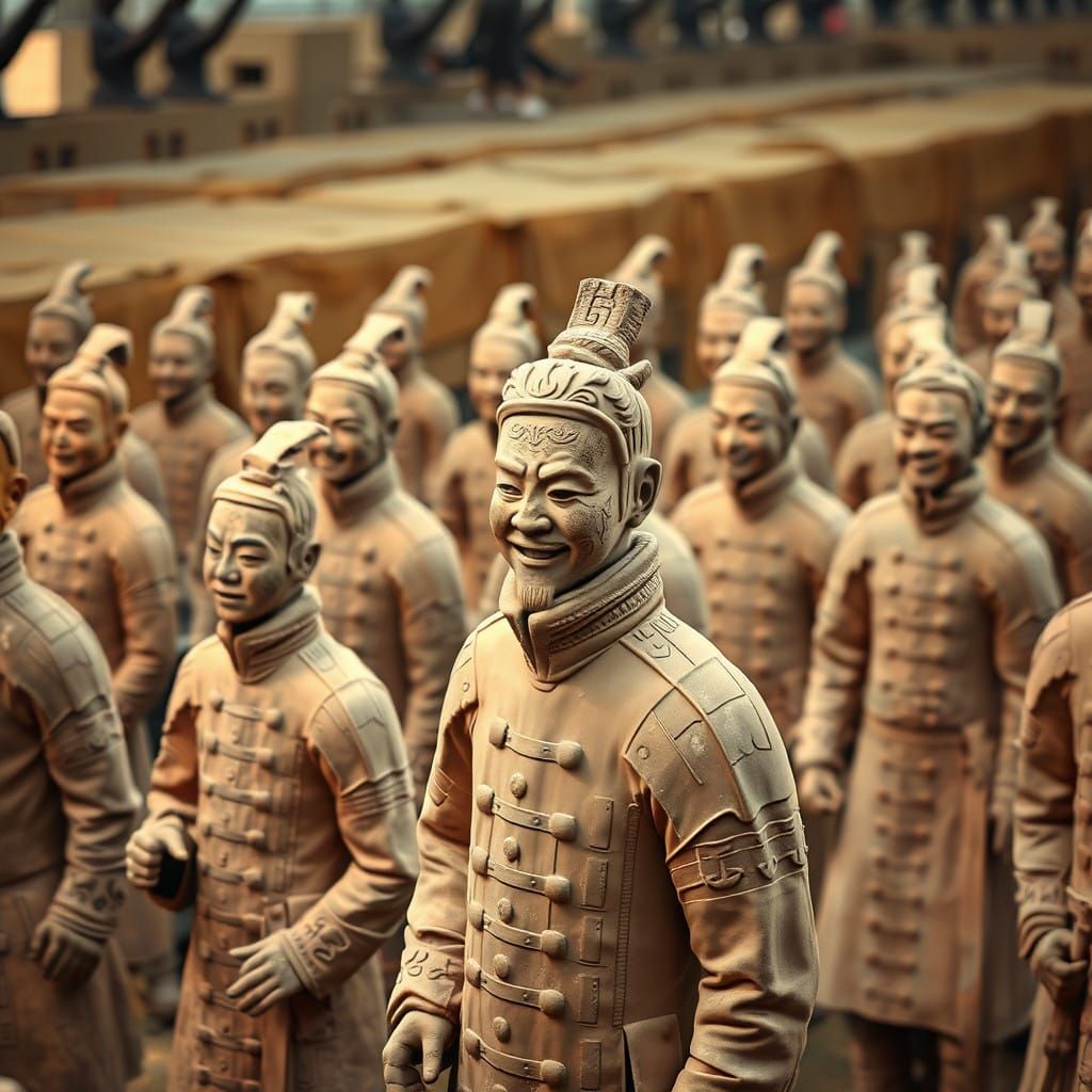 Terracotta Army - Ancient Chinese Warriors in Terracotta