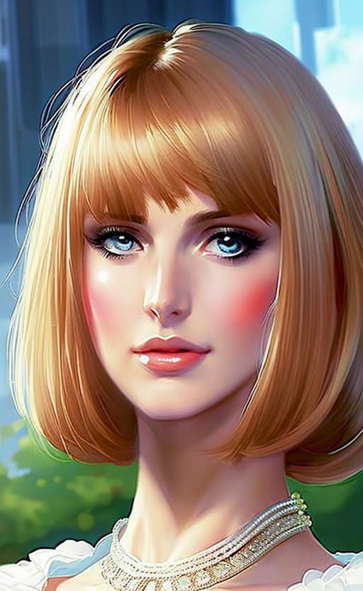 photorealistic anime art, head and shoulders portrait of , Glassy light ...