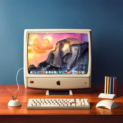Old School Mac - AI Generated Artwork - NightCafe Creator