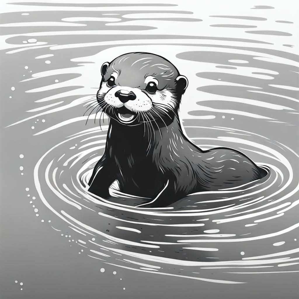 Playing in the water swish splash - AI Generated Artwork - NightCafe ...