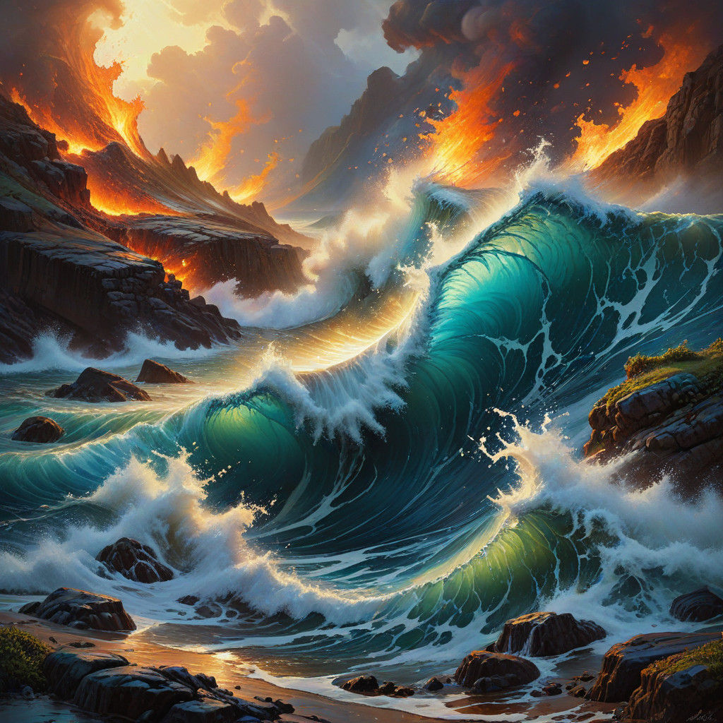 water element, earth element, fire element, wind element