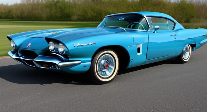 1960 Pontiac viper in - Vintage 1960 Pontiac Viper in Styli...