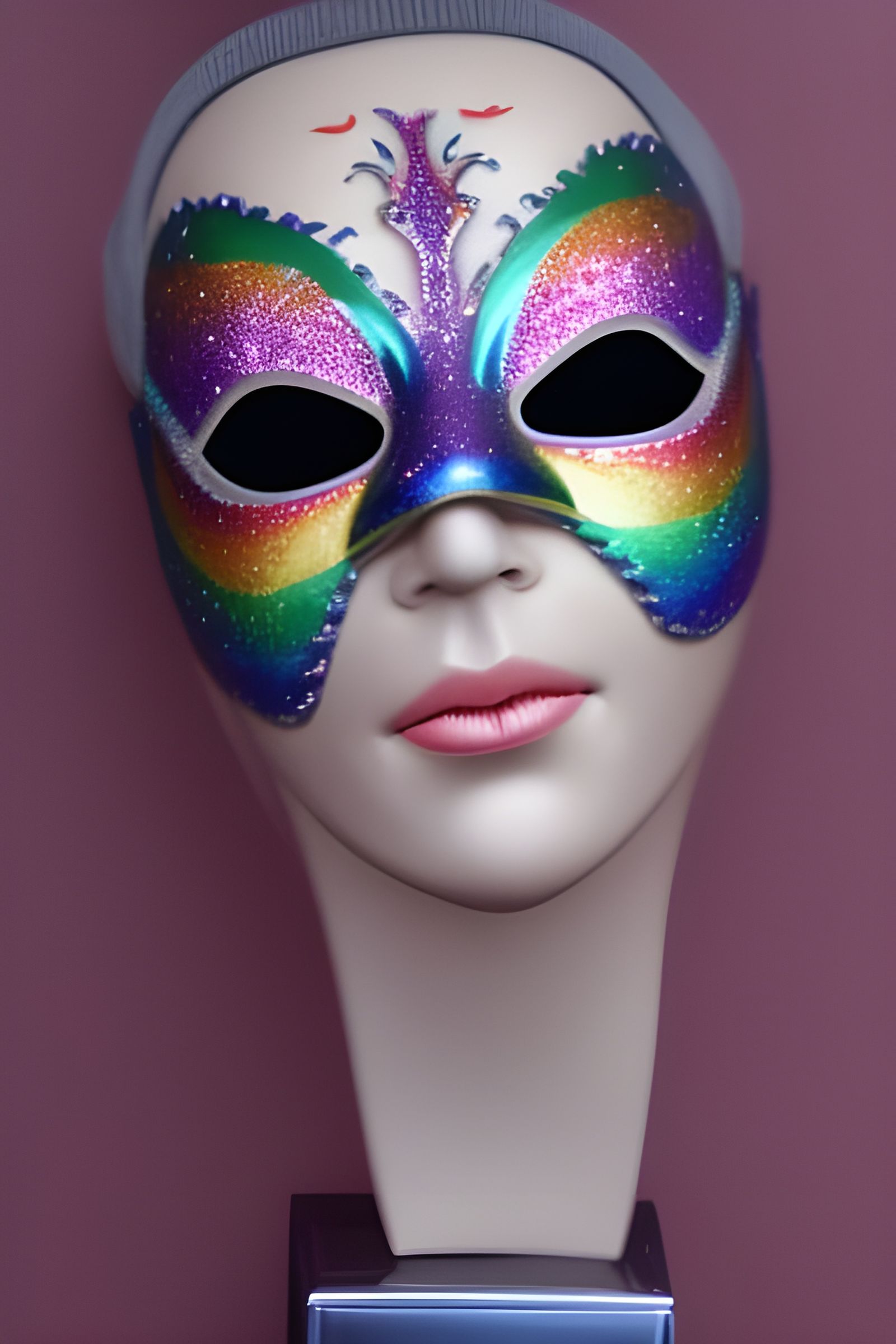 Masquerade Mask 32 - AI Generated Artwork - NightCafe Creator