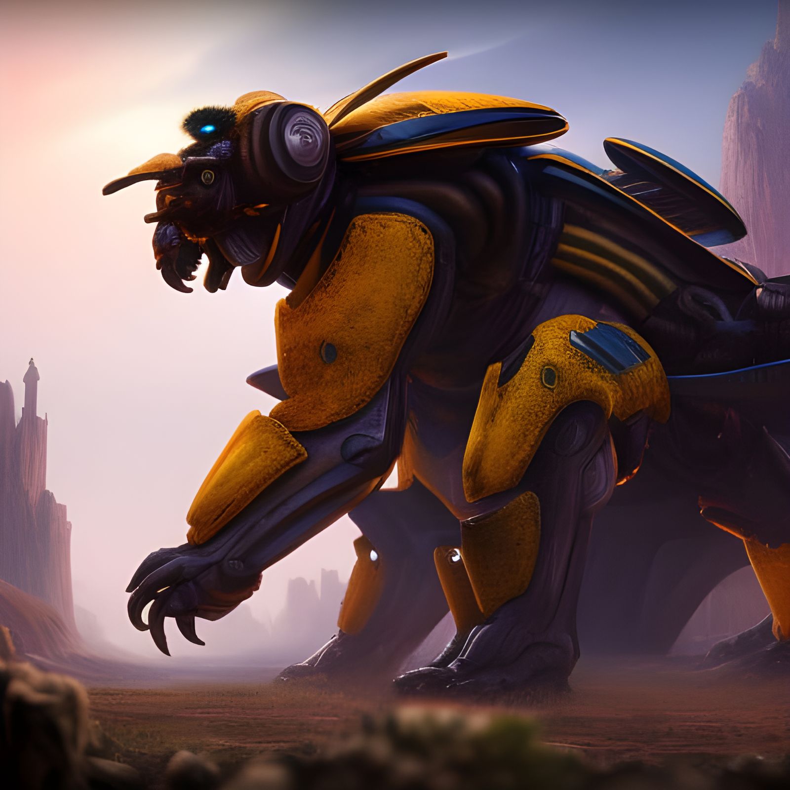 Beehemoth - AI Generated Artwork - NightCafe Creator