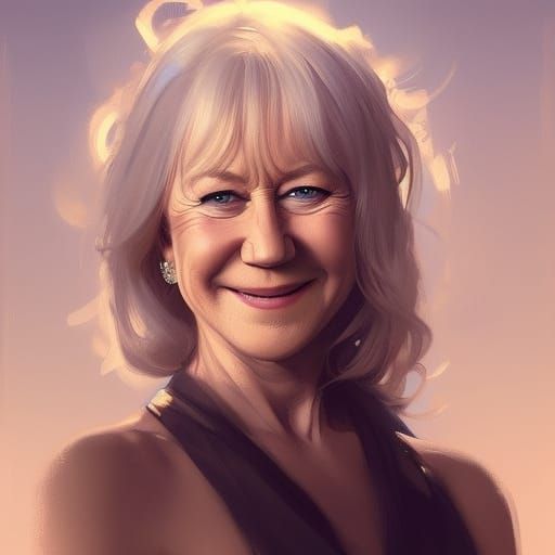 Helen Mirren - AI Generated Artwork - NightCafe Creator