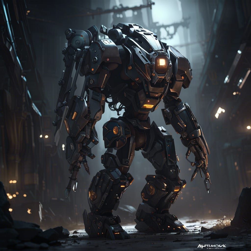 Mech. - AI Generated Artwork - NightCafe Creator