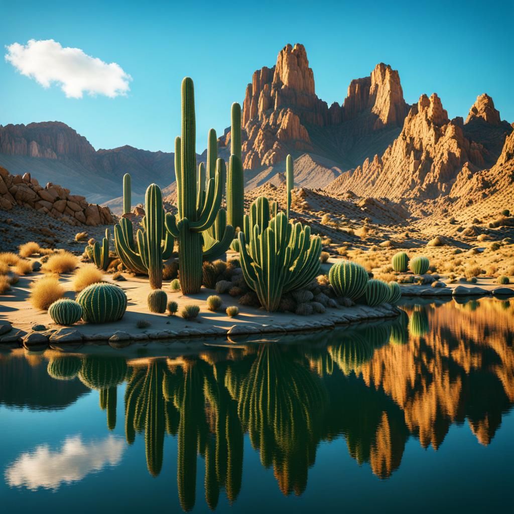 It was not a mirage. - AI Generated Artwork - NightCafe Creator