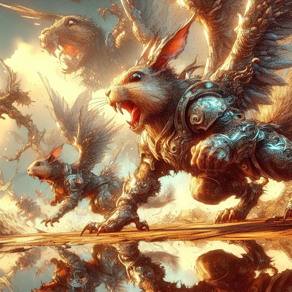 Release the Battle Squirrels! - AI Generated Artwork - NightCafe Creator