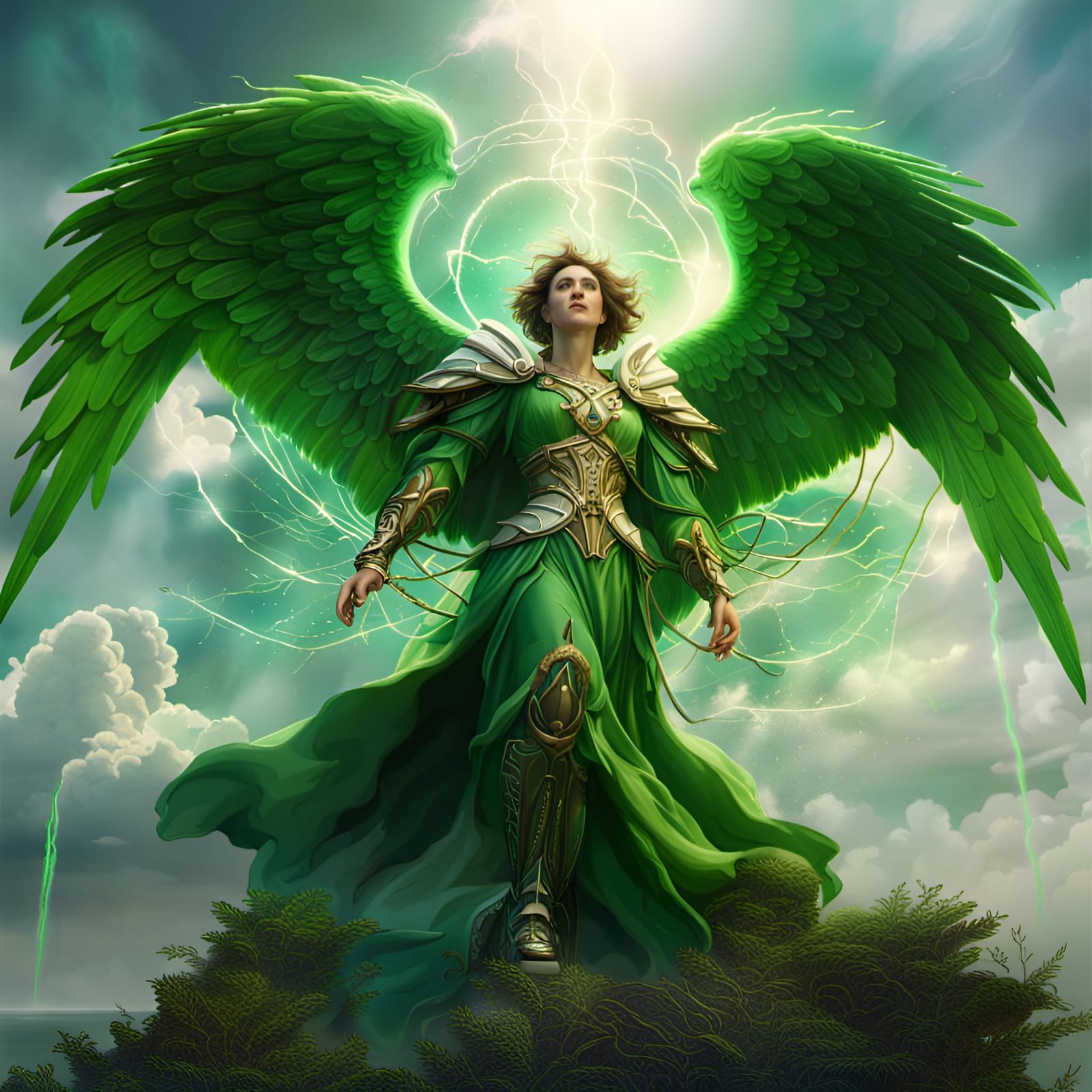 Archangel Raphael - AI Generated Artwork - NightCafe Creator