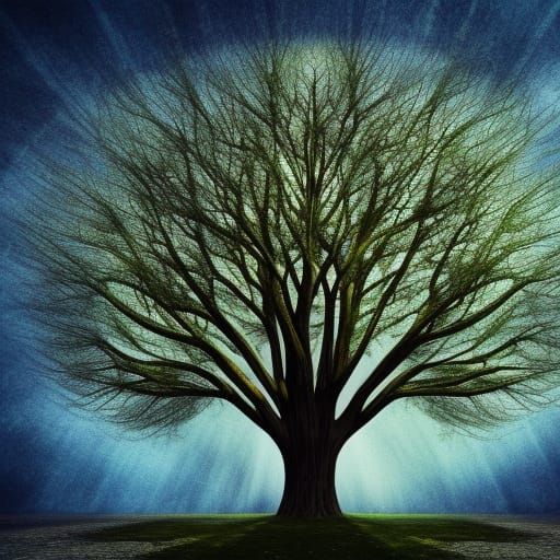Holy Tree - AI Generated Artwork - NightCafe Creator