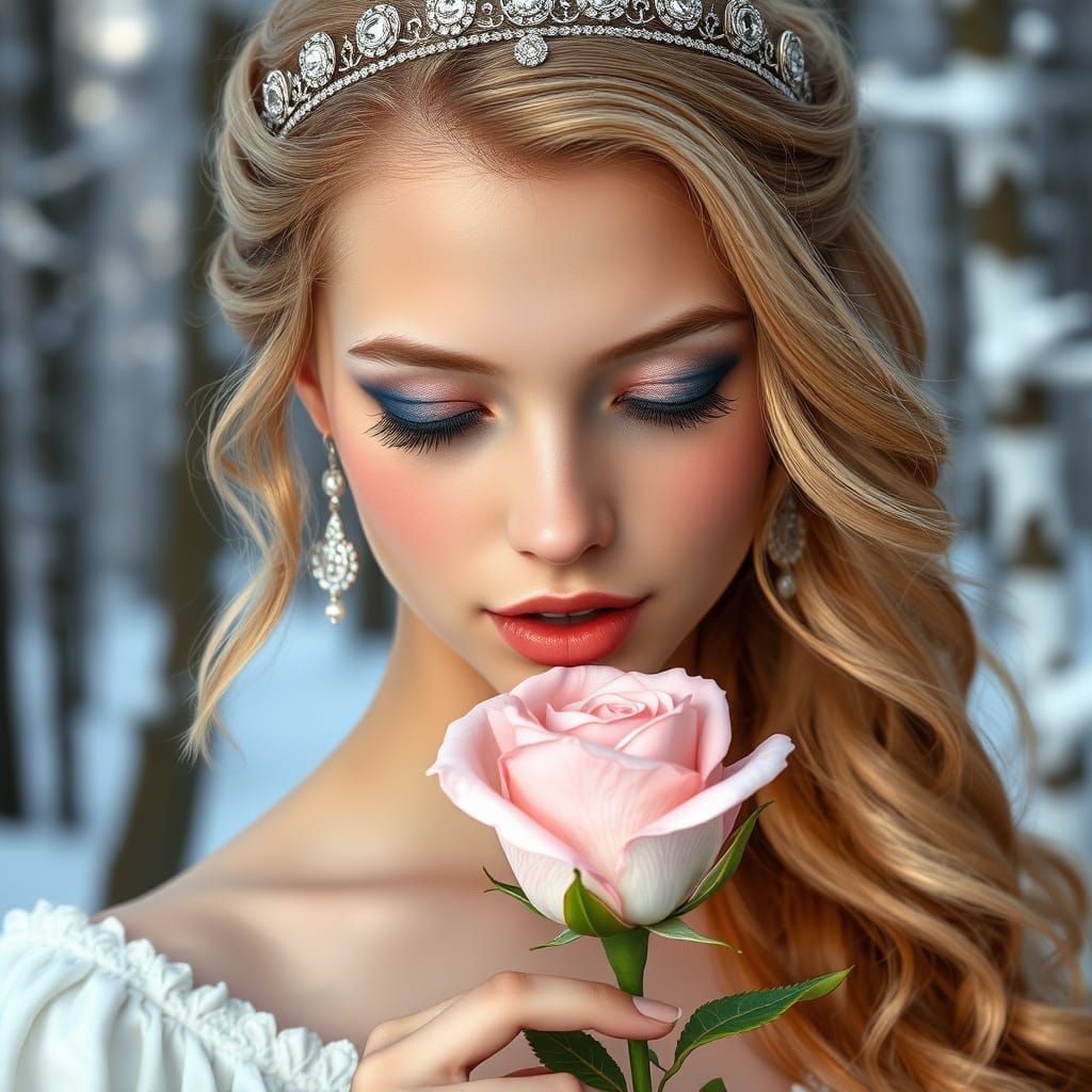 Renaissance Princess in Seductive Repose - AI Art