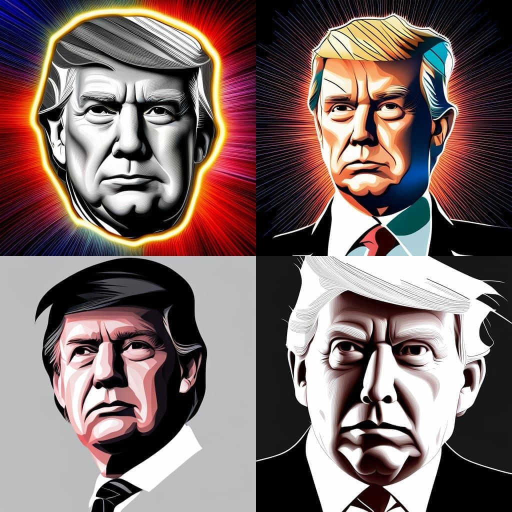 Donald Trump - AI Generated Artwork - NightCafe Creator