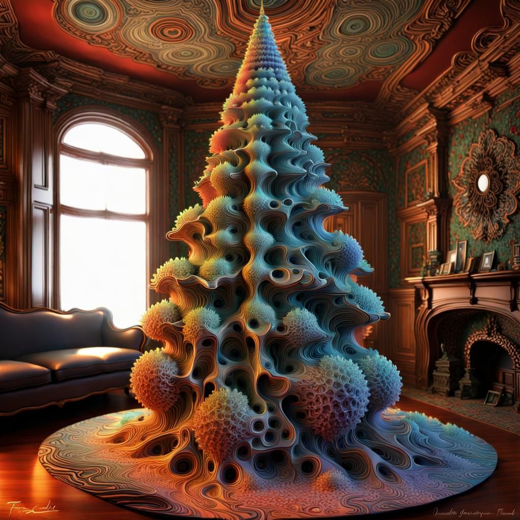 3D printed fractal tree 🌲 - AI Generated Artwork - NightCafe Creator