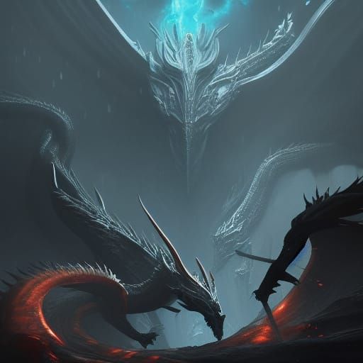 The god of the abyss faces the knight of dragons in epic final battle ...