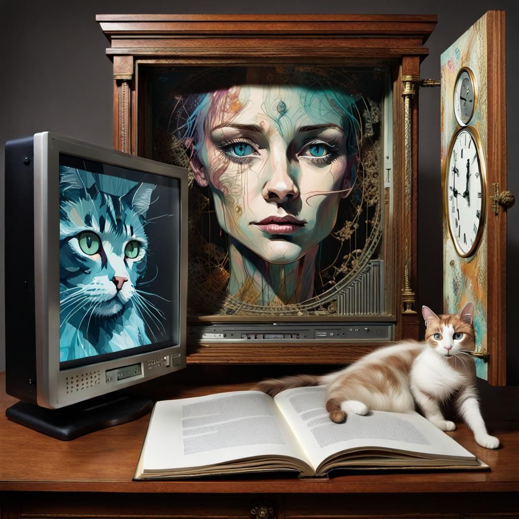 Cute cat meme - AI Generated Artwork - NightCafe Creator