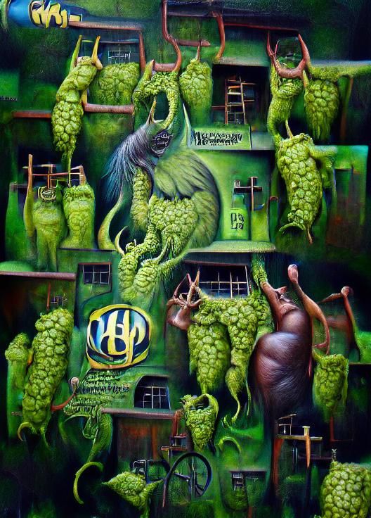 Hop Monster - AI Generated Artwork - NightCafe Creator