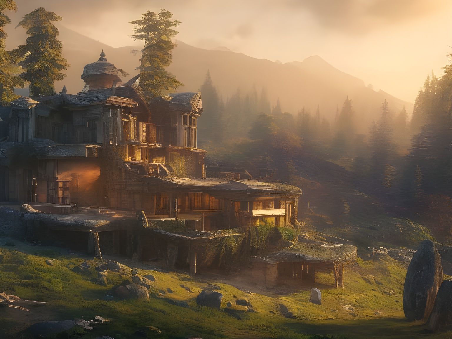 Mage's home 1-4 - AI Generated Artwork - NightCafe Creator