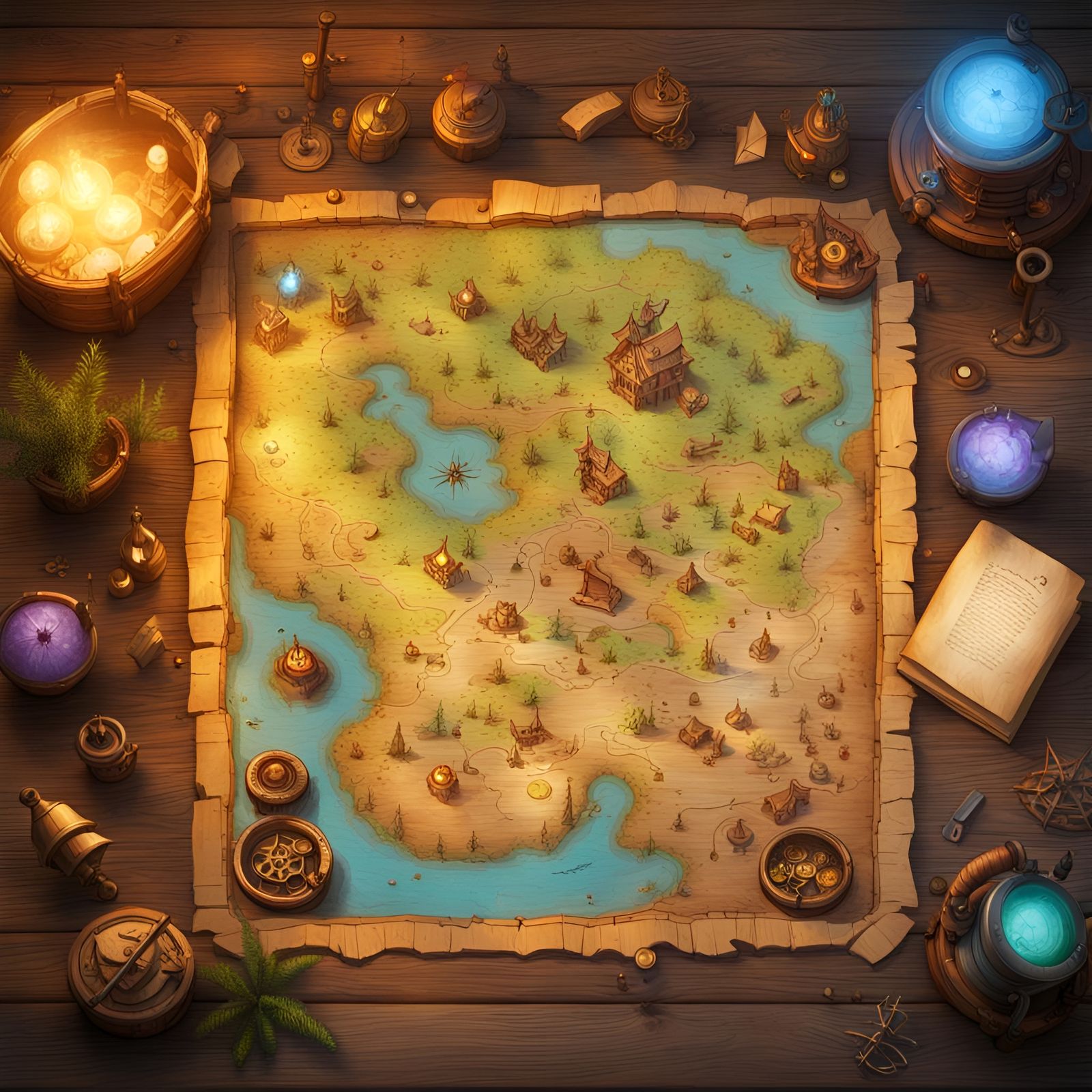 Magnificent Maps - AI Generated Artwork - NightCafe Creator