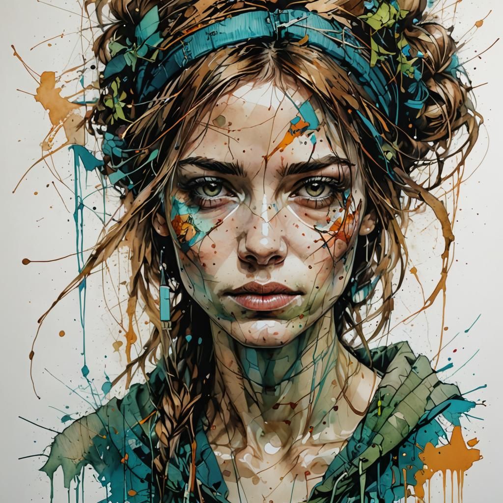 woman Portrait - AI Generated Artwork - NightCafe Creator