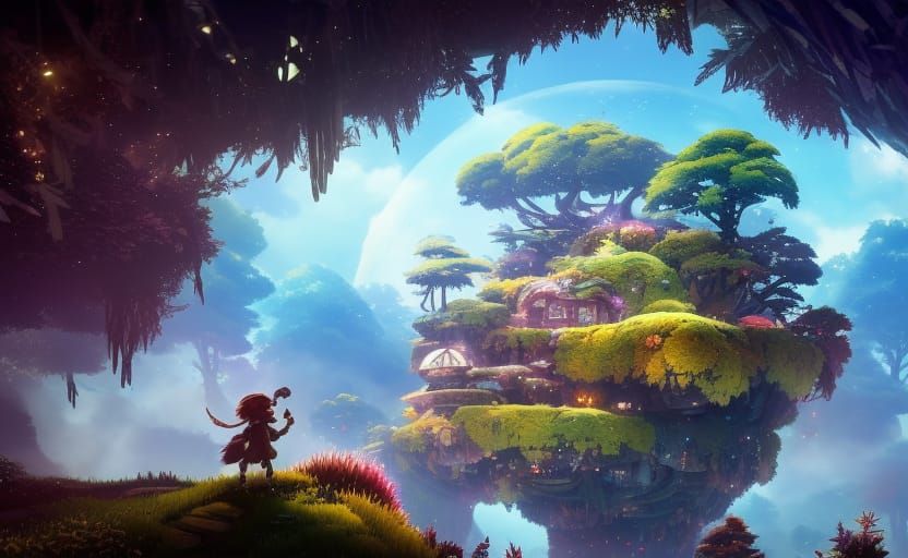 Magic Forest - AI Generated Artwork - NightCafe Creator