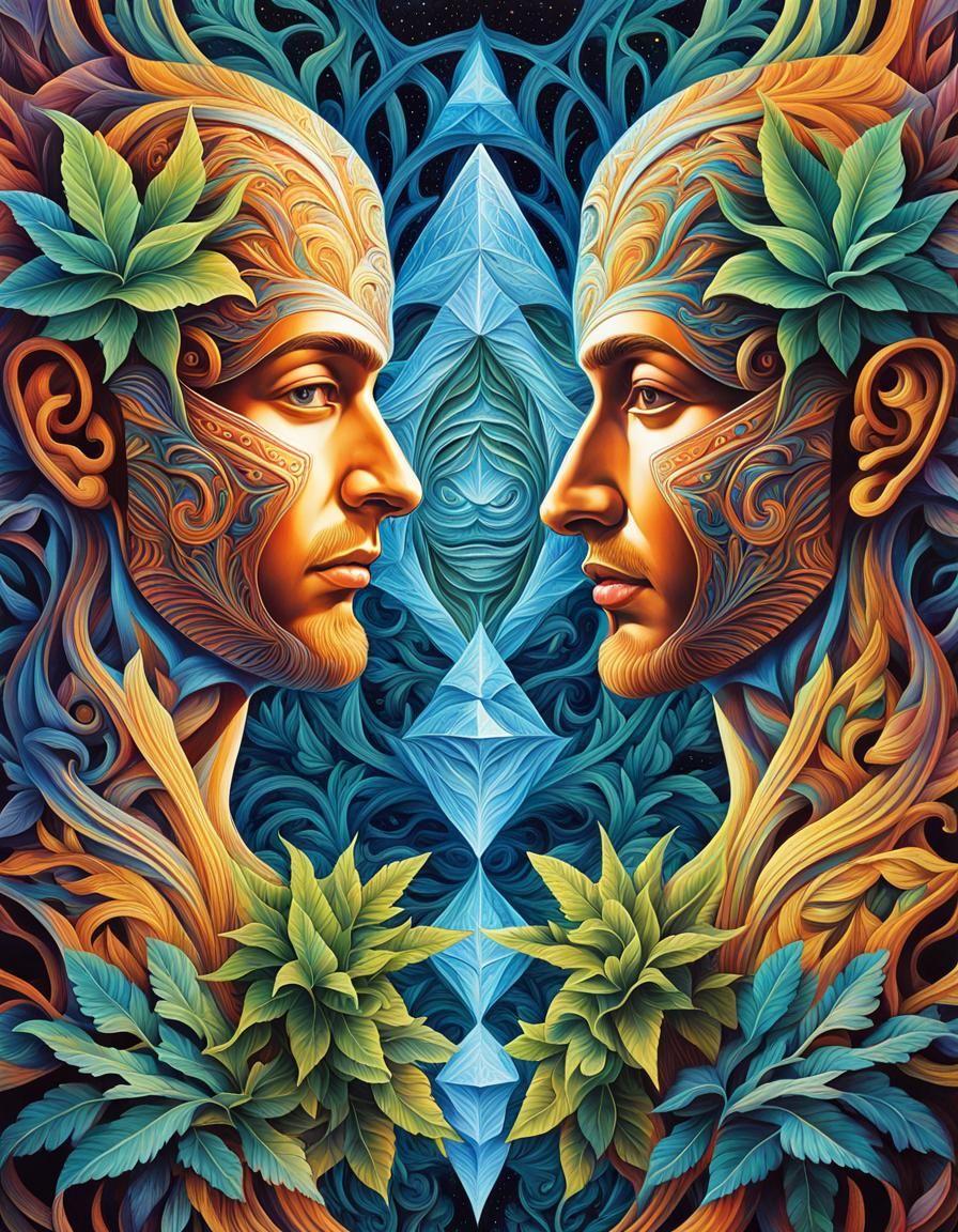 The Two Faces Within: Capturing Dual Perspectives - AI Generated ...