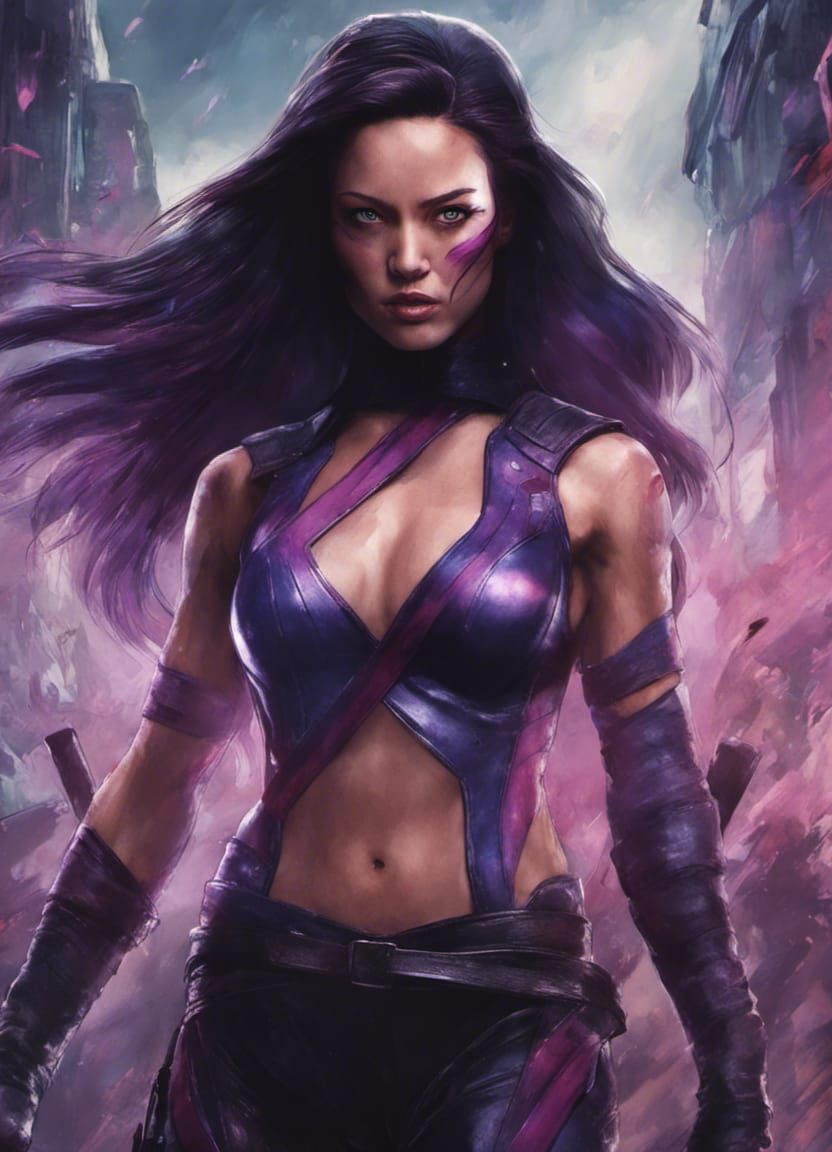 Psylocke - AI Generated Artwork - NightCafe Creator