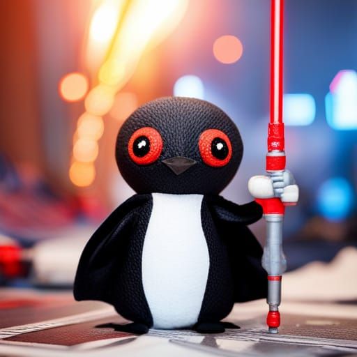 Darth Penguin - AI Generated Artwork - NightCafe Creator