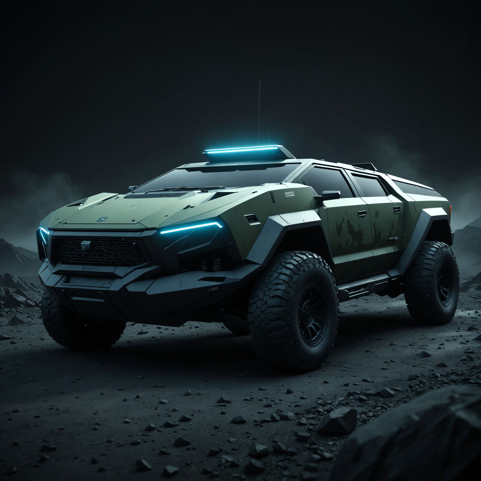 military cybertruck concept art - military cybertruck conce...