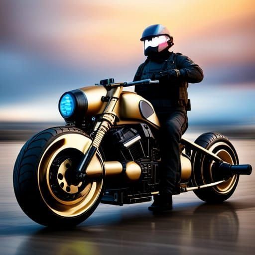 Halo Bike 2.1 - AI Generated Artwork - NightCafe Creator