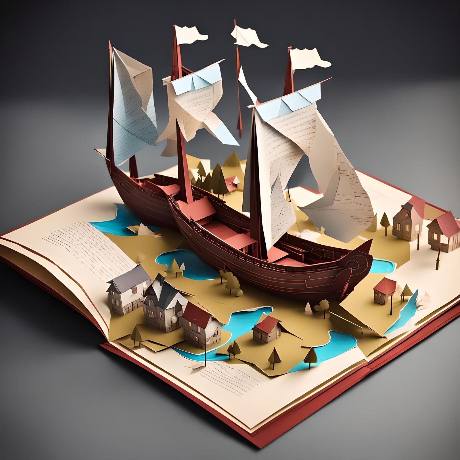 Paper Art - AI Generated Artwork - NightCafe Creator