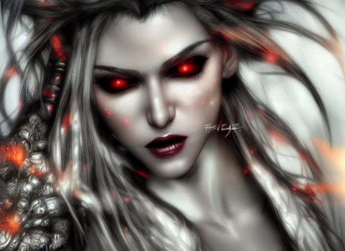 Vampire queen II - AI Generated Artwork - NightCafe Creator