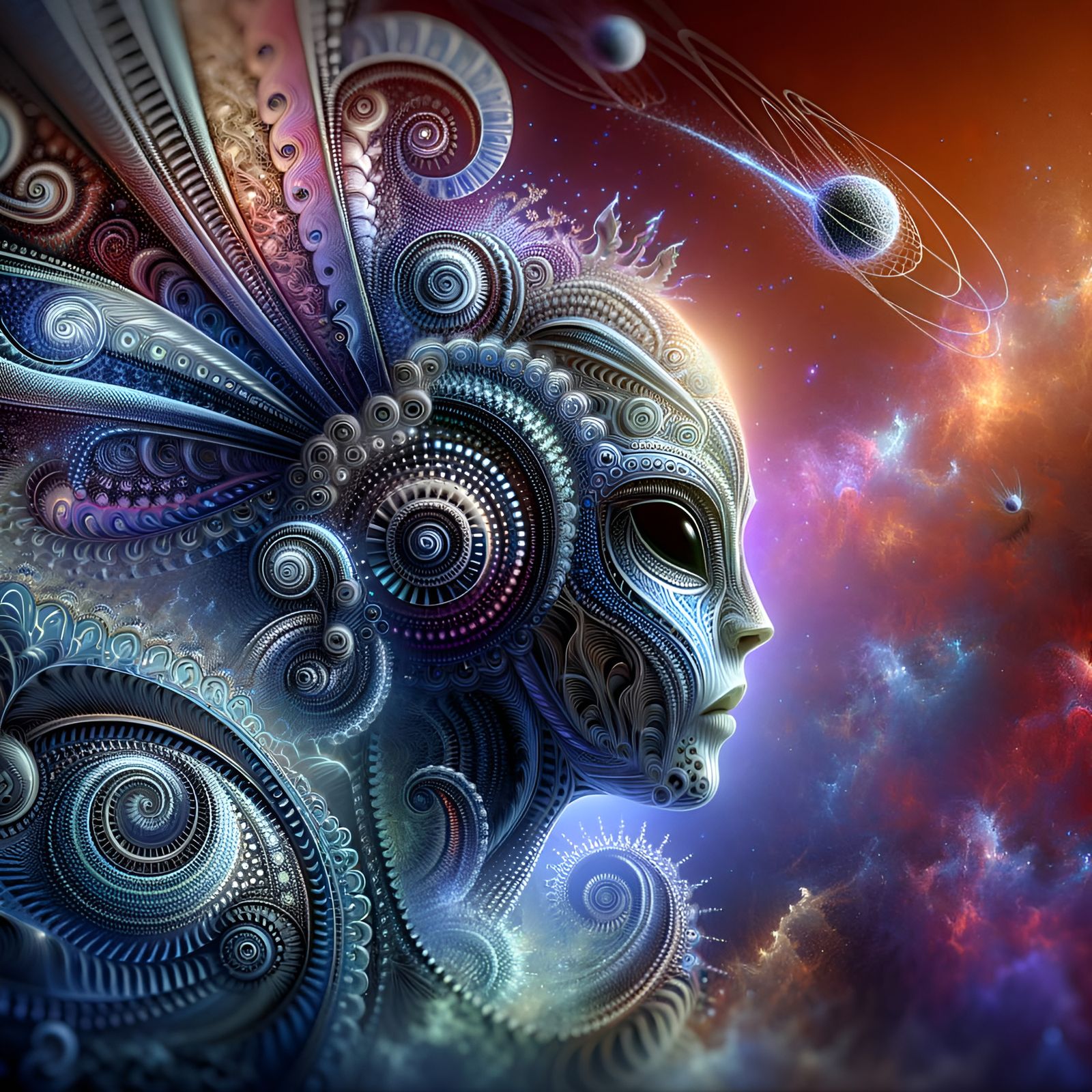 Interstellar Iteration … - AI Generated Artwork - NightCafe Creator