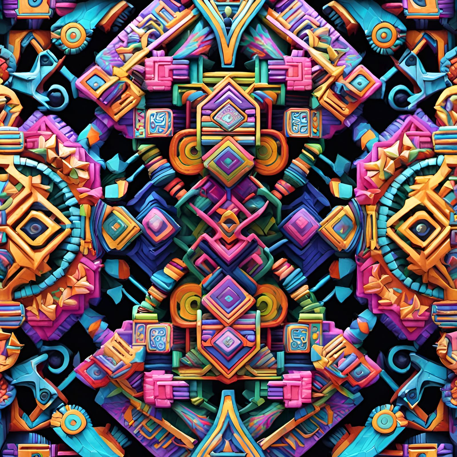 Abstract intricate psychedelic 28aug23 - AI Generated Artwork ...