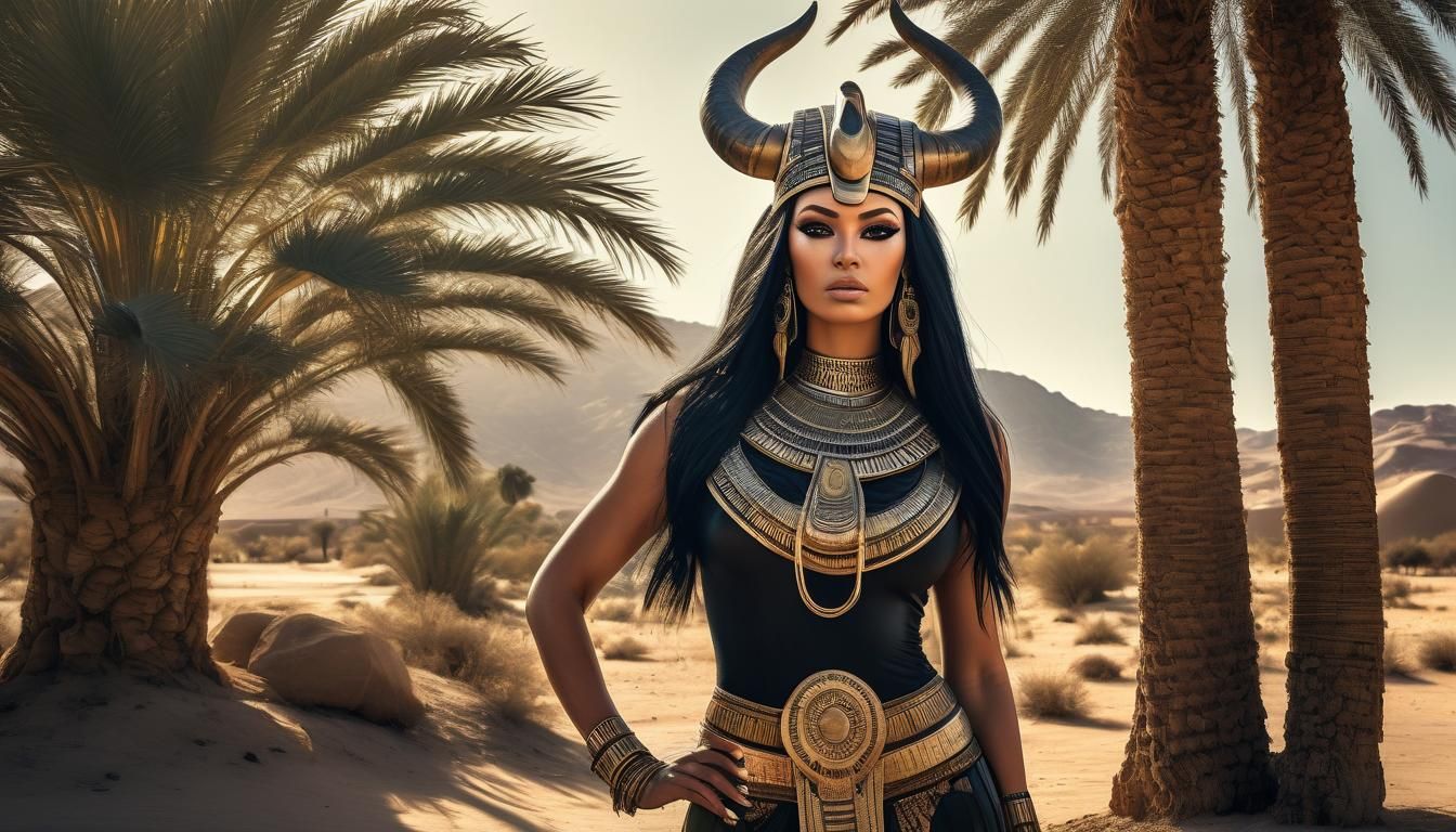 Hathor Goddess - AI Generated Artwork - NightCafe Creator