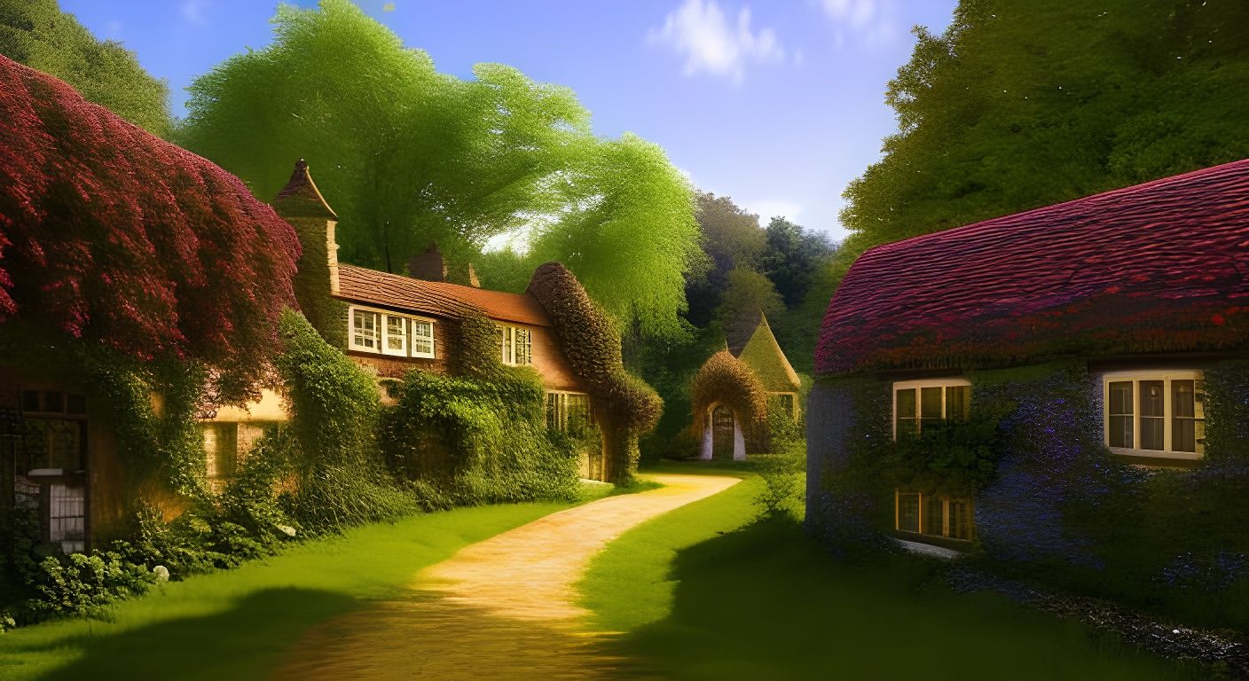 Overgrown - AI Generated Artwork - NightCafe Creator