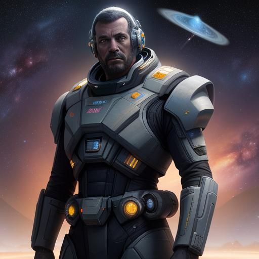 α Cen - Alpha Centauri Star System in Vibrant Celestial Alig...