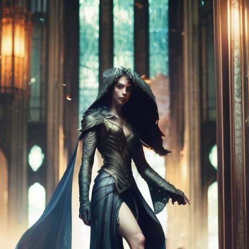 A weaver of fates - AI Generated Artwork - NightCafe Creator