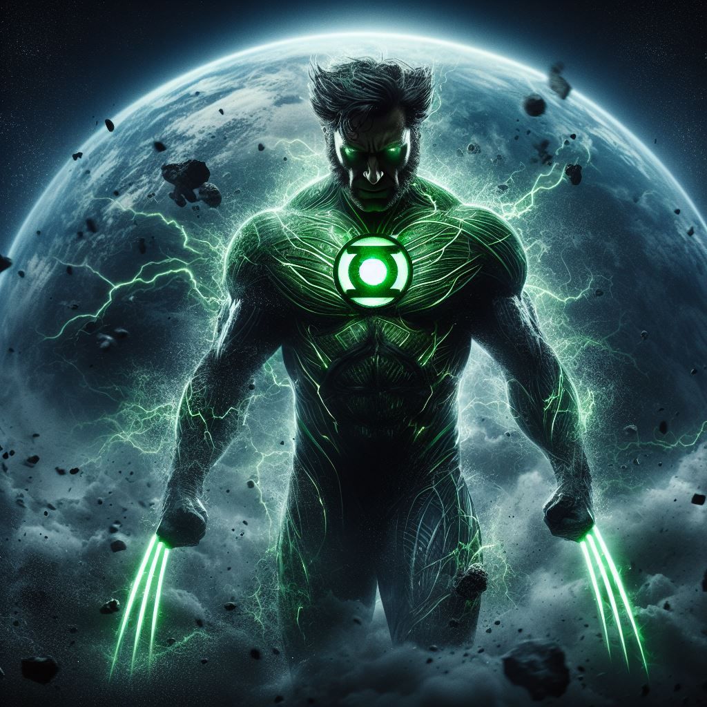 Wolverine Green Lantern - AI Generated Artwork - NightCafe Creator