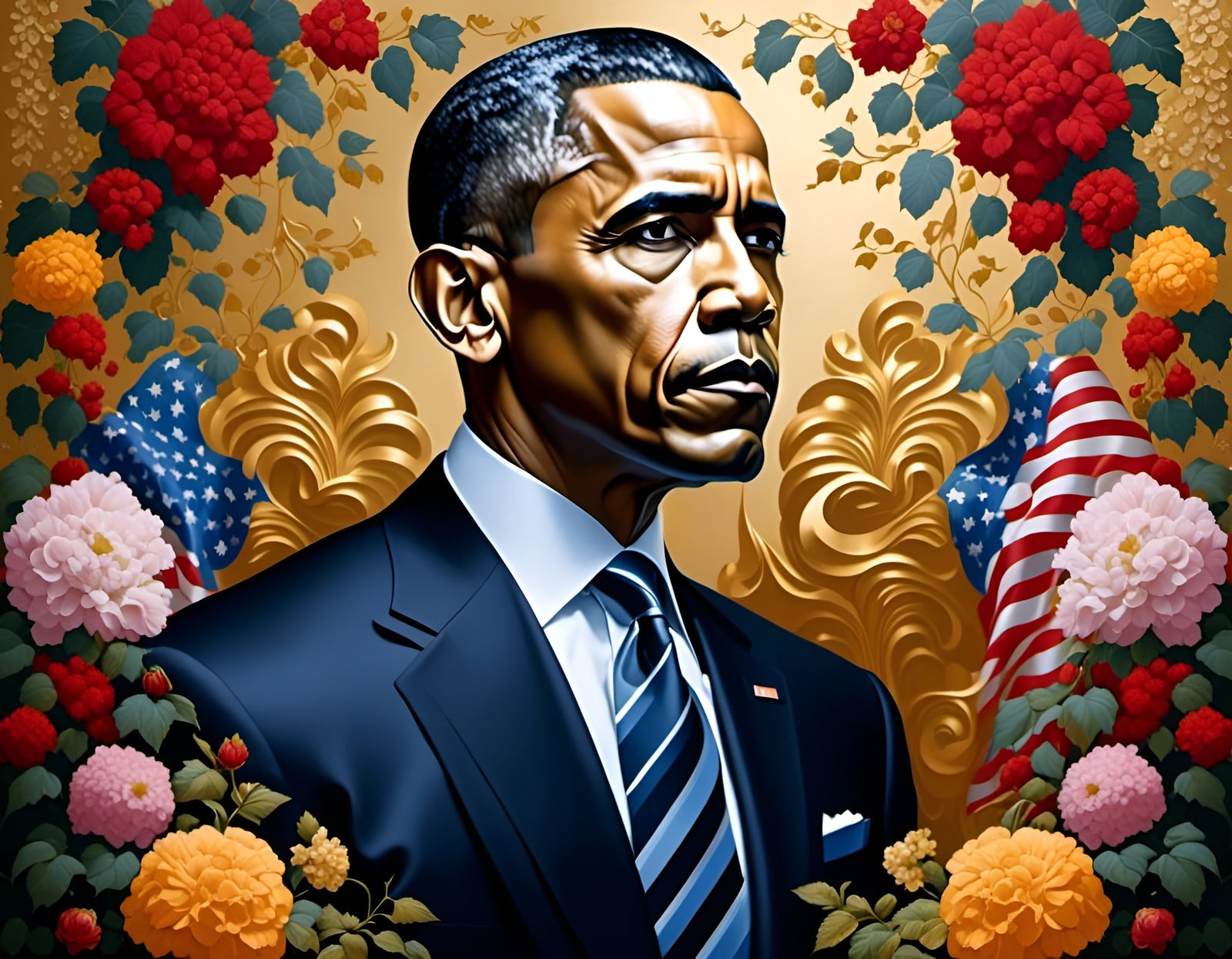 President Obama - AI Generated Artwork - NightCafe Creator