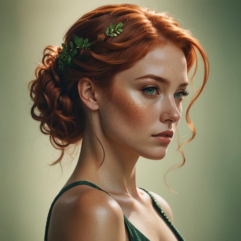 Beautiful Portrait XVIII - AI Generated Artwork - NightCafe Creator