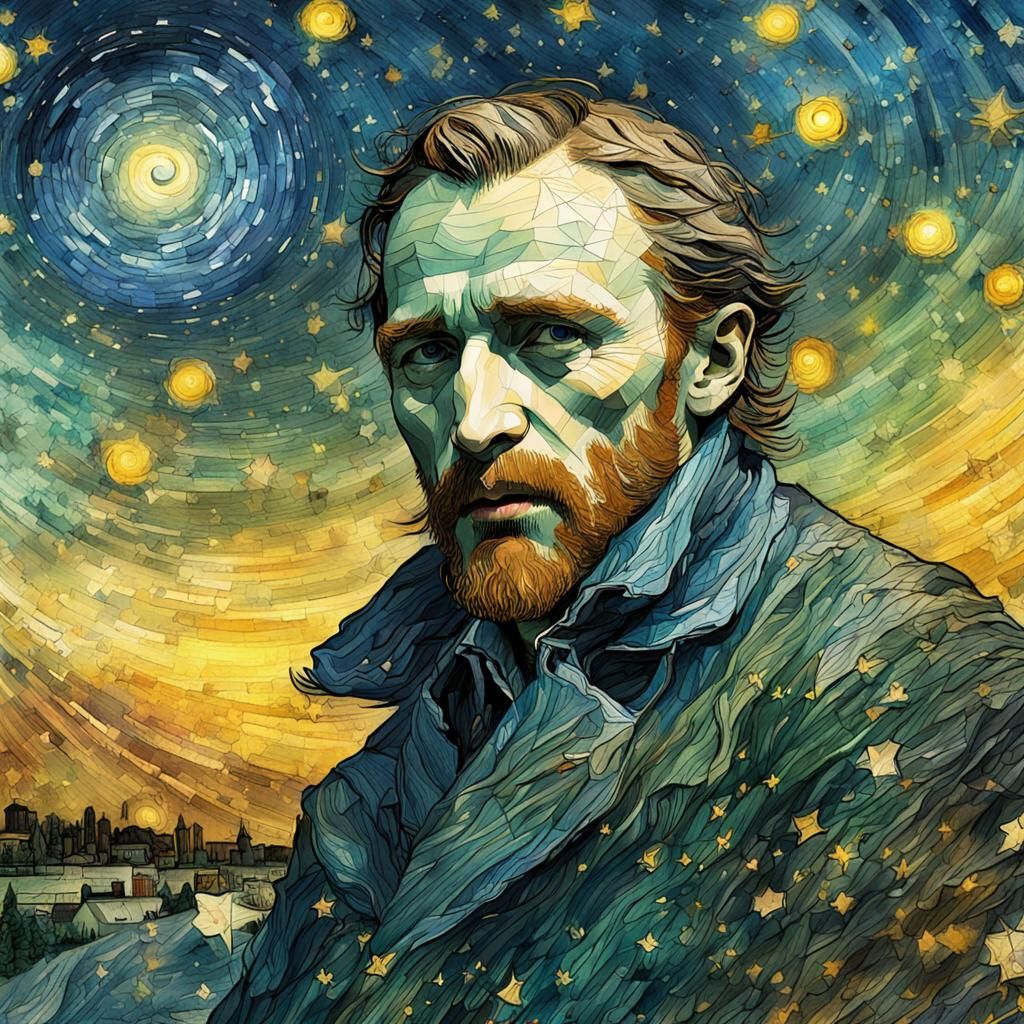 Vincent saw it all - AI Generated Artwork - NightCafe Creator